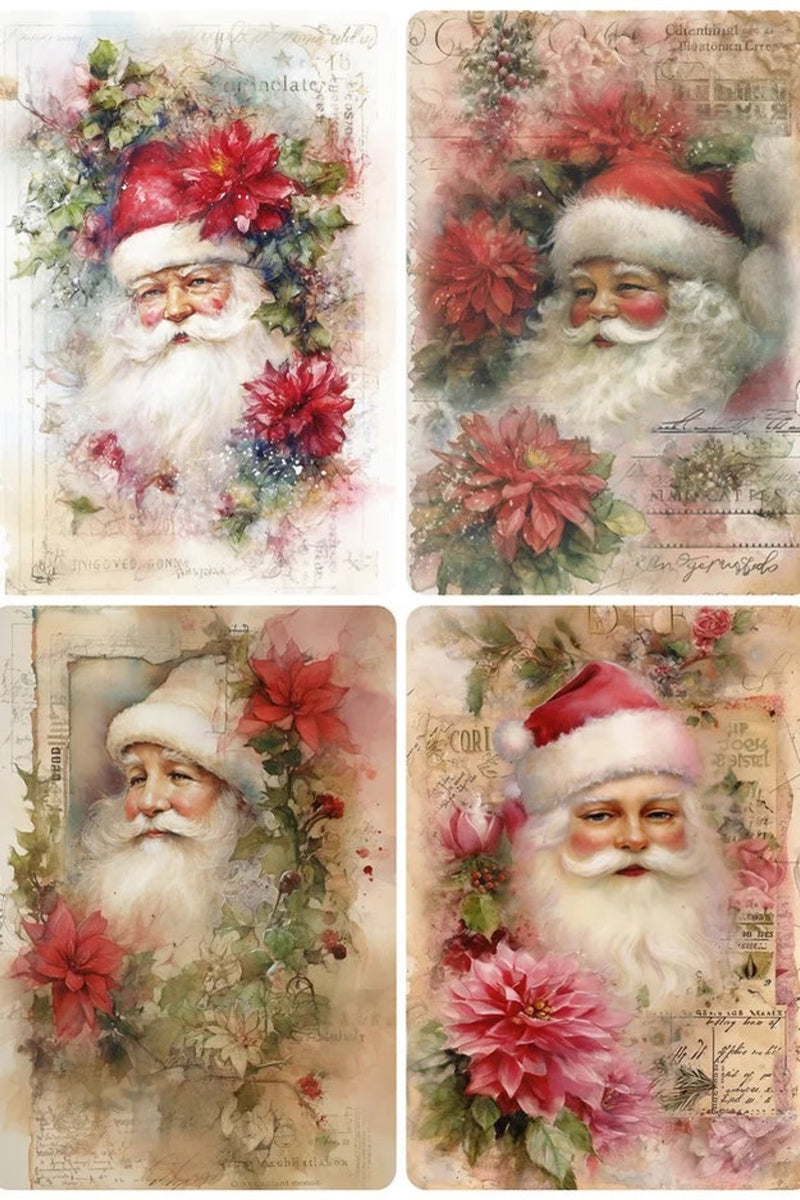 Sweet Santa Rice Paper by Reba Rose Creations – My Victorian Heart