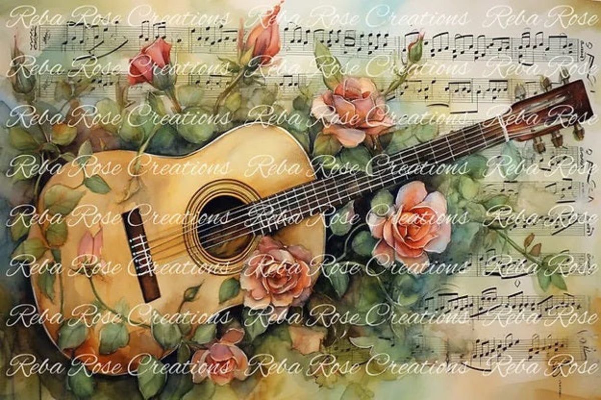 A Country Song Rice Paper by Reba Rose Creations – My Victorian Heart