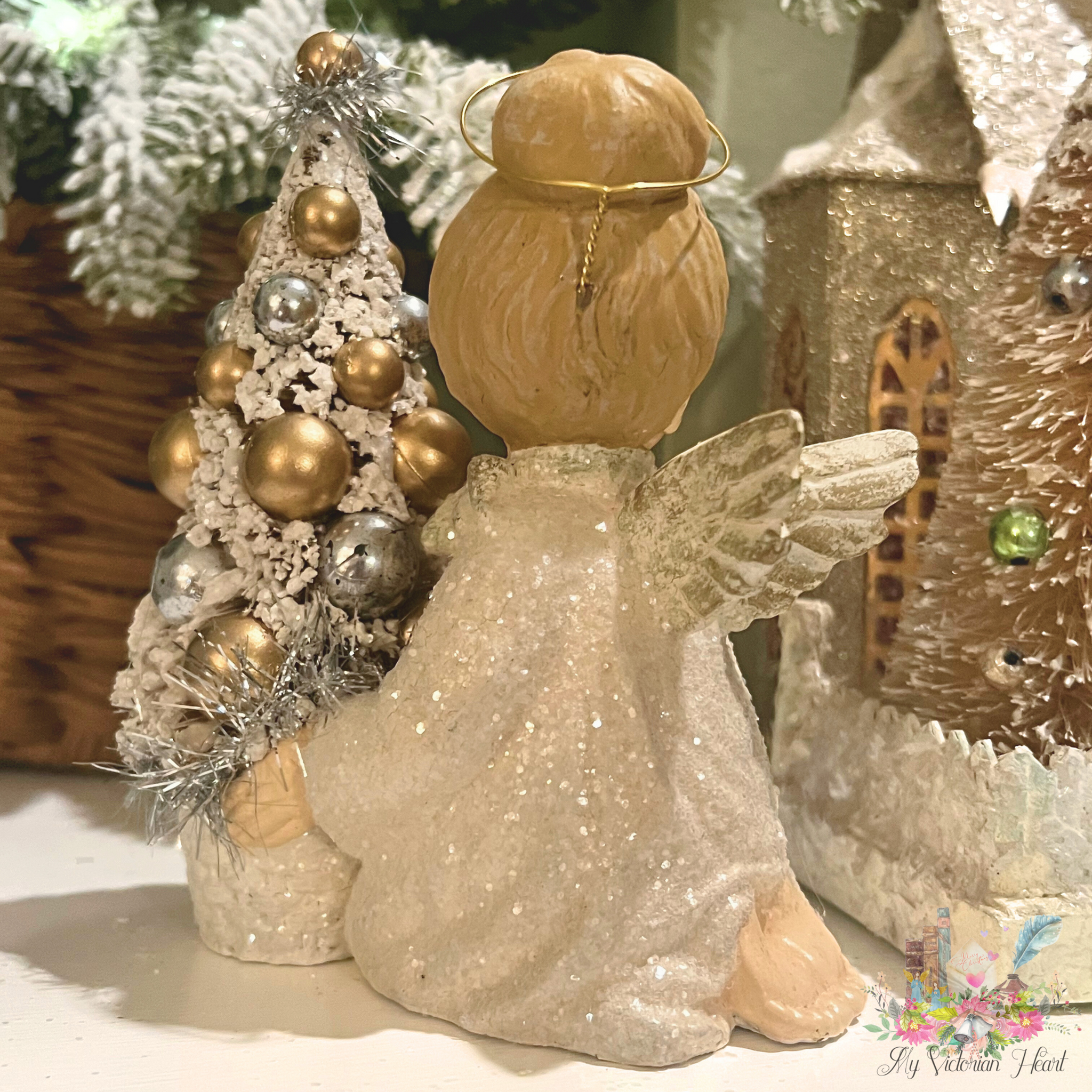 Angelic Angel with Tree by Bethany Lowe Designs – My Victorian Heart