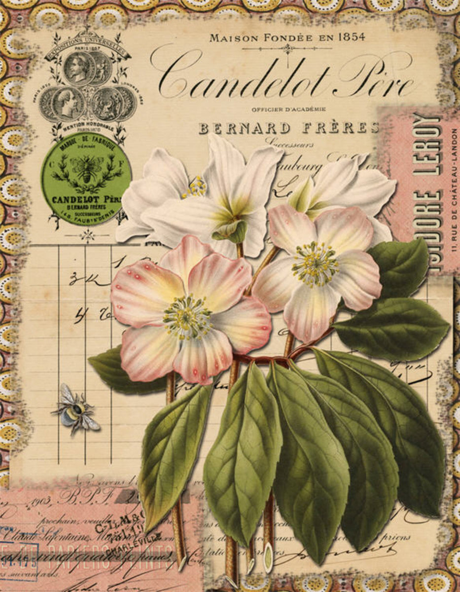 Maison Fondee Fleurs by Monahan Papers, BOT150 – My Victorian Heart