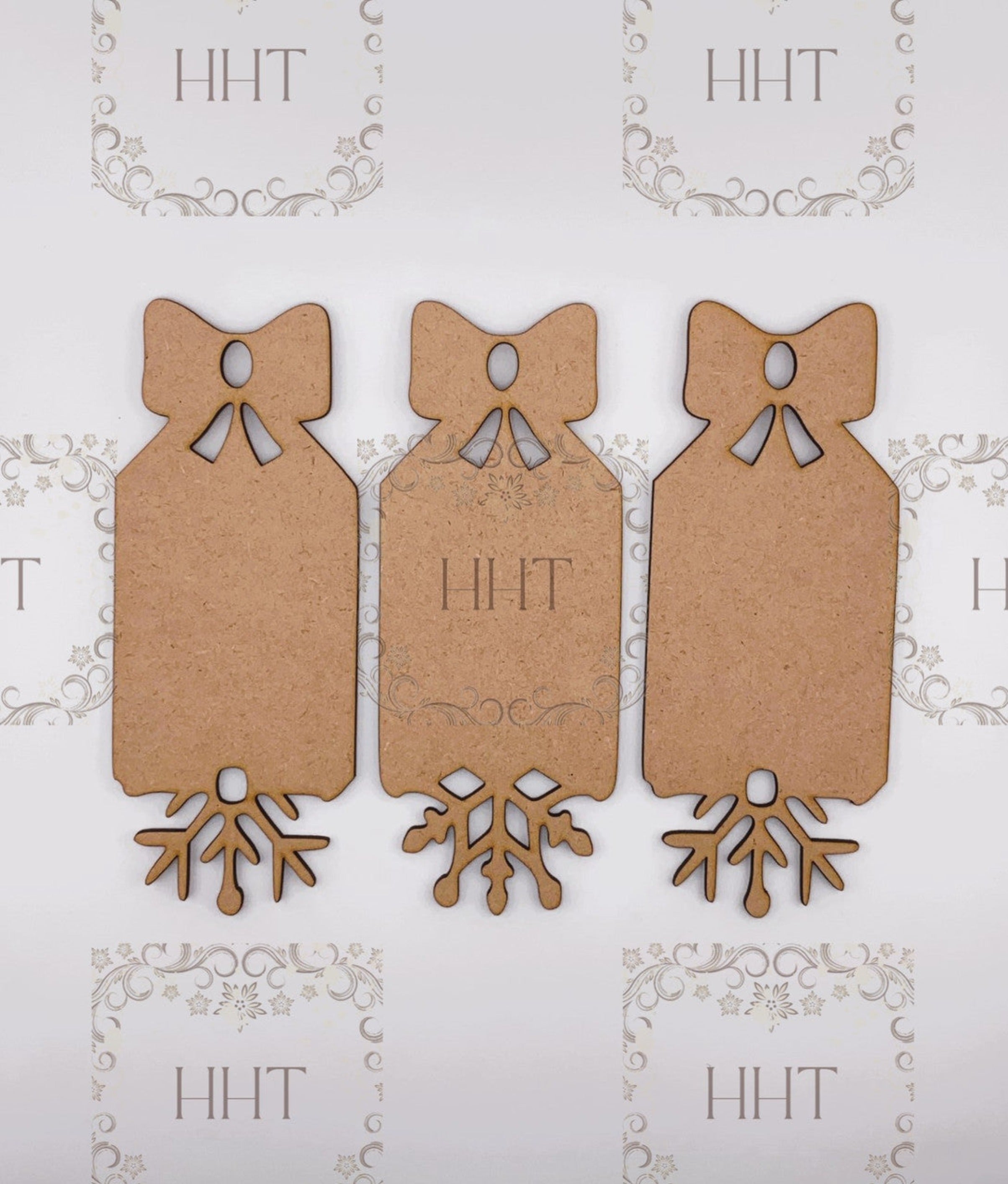 Handcrafted Holiday Traditions MDF Bow Tags – My Victorian Heart