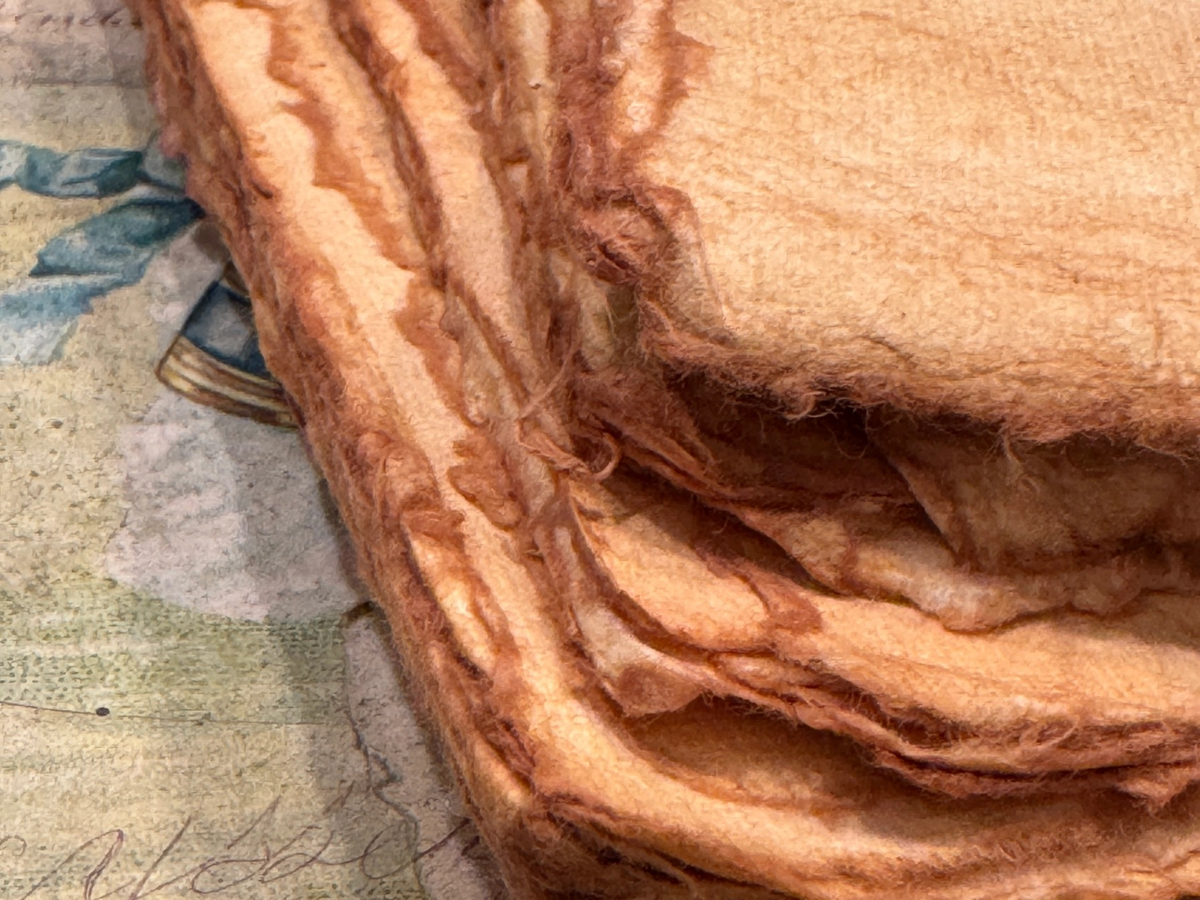 Handmade Deckled Edge Coffee Colored Paper Bundles by Monahan Papers ...
