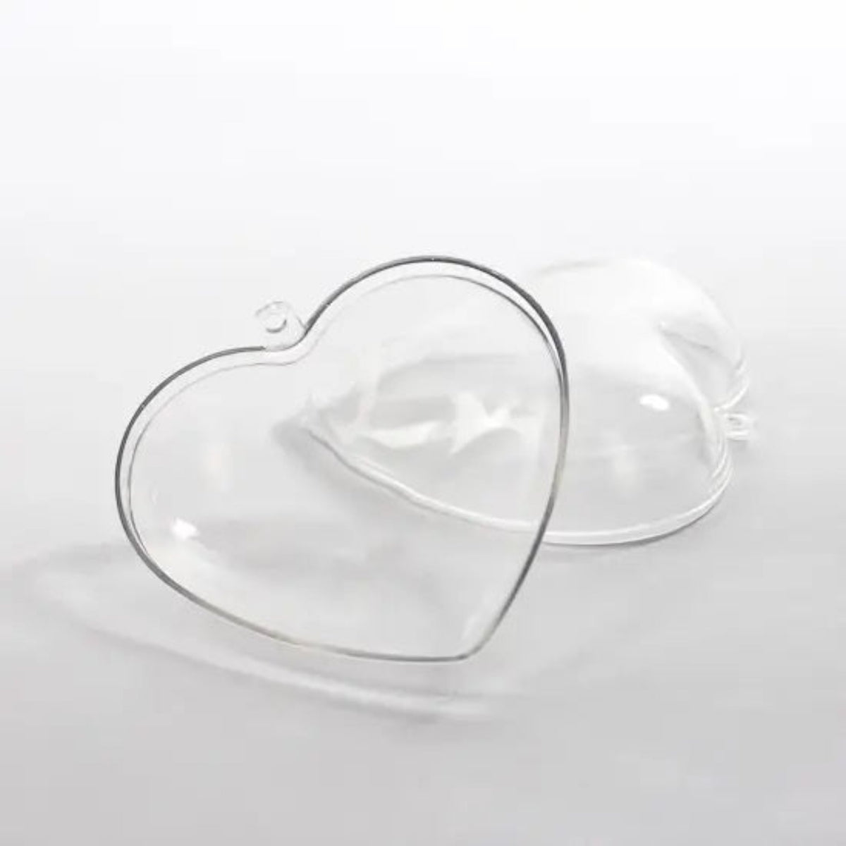Clear Acrylic Fillable Heart Ornaments Set of 4, 60 mm, 2.36 in – My ...