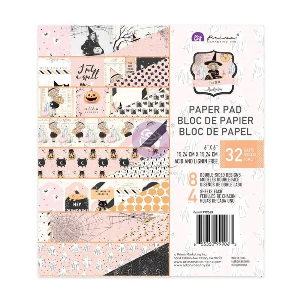 Luna Collection 6"x6" Paper Pad by Prima Marketing – My Victorian Heart