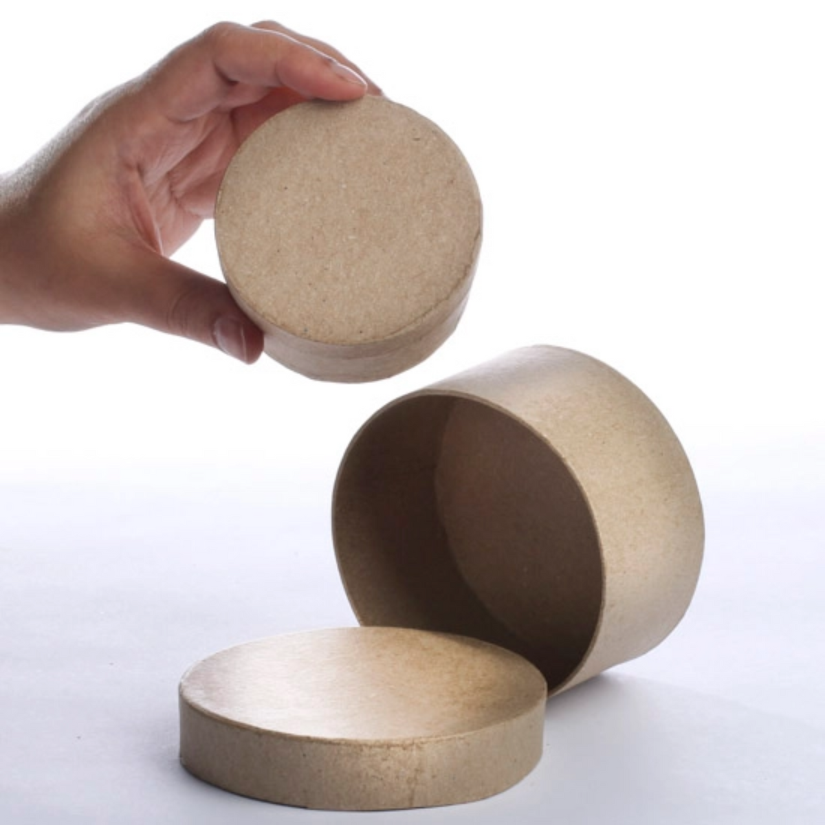 Small Round Paper Mache Box with Lid, 4 inches – My Victorian Heart