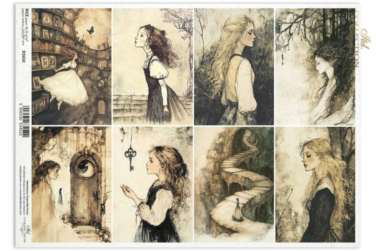 Alice's Magic Alice Rice Paper by ITD Collection – My Victorian Heart