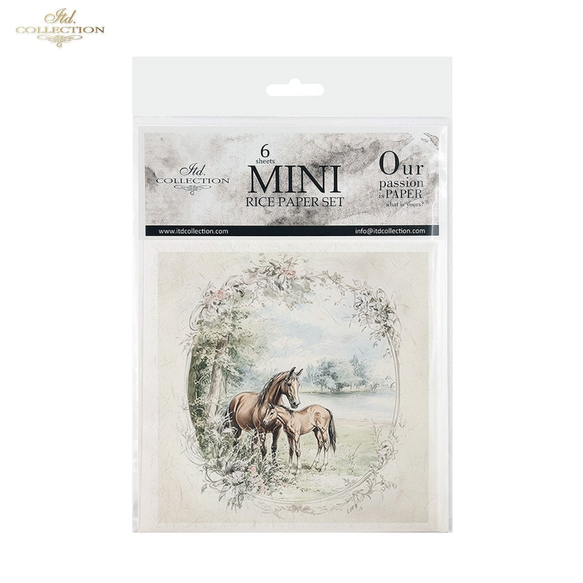 Spring Farm Animals Rice Paper Mini Set by ITD Collection, RSM163, Pac ...