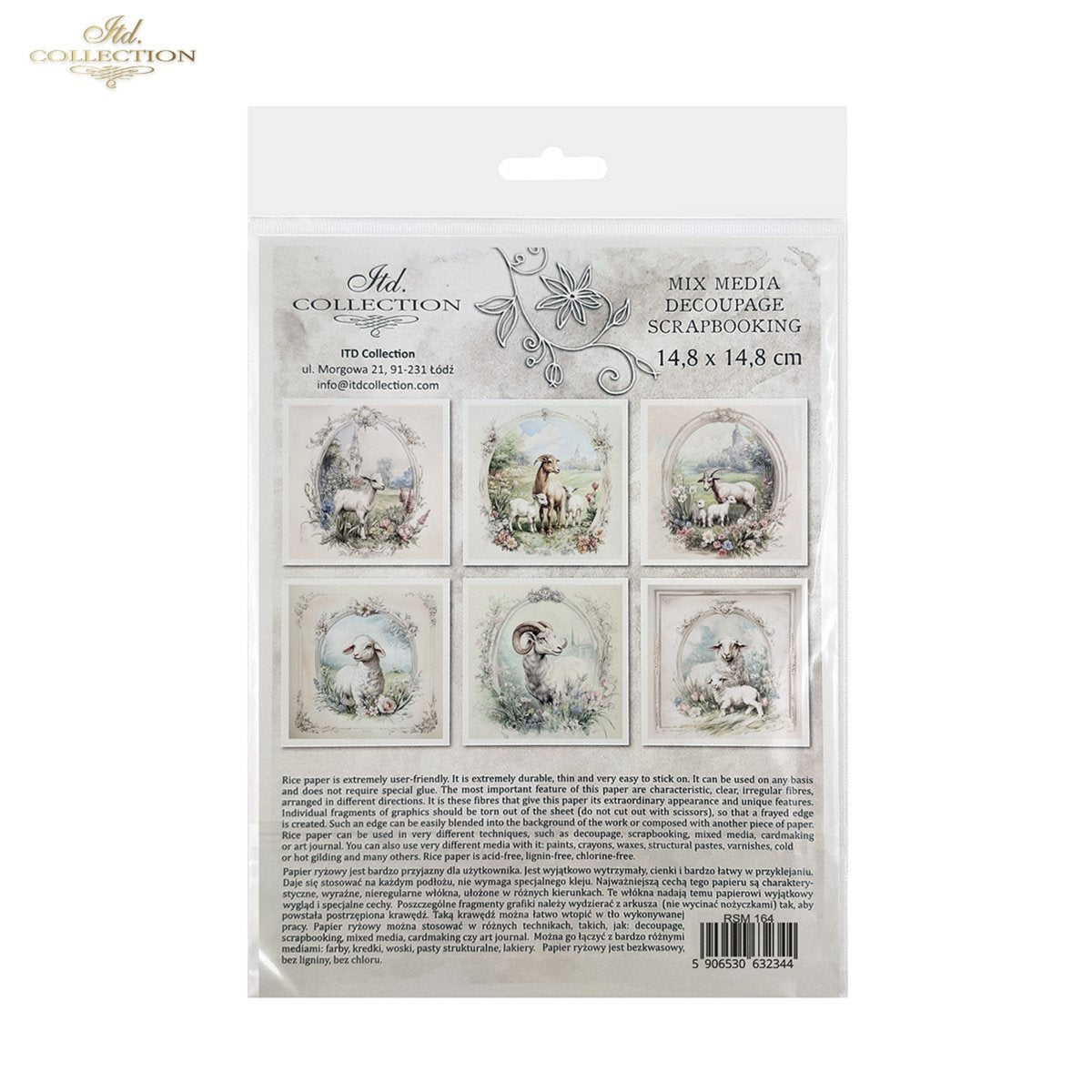 Spring Farm Goats and Sheep Rice Paper Mini Set by ITD Collection – My ...
