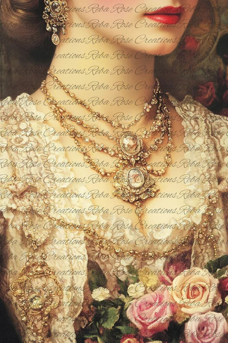 Victorian Jewels VP-60 Rice Paper by Reba Rose Creations – My Victorian ...
