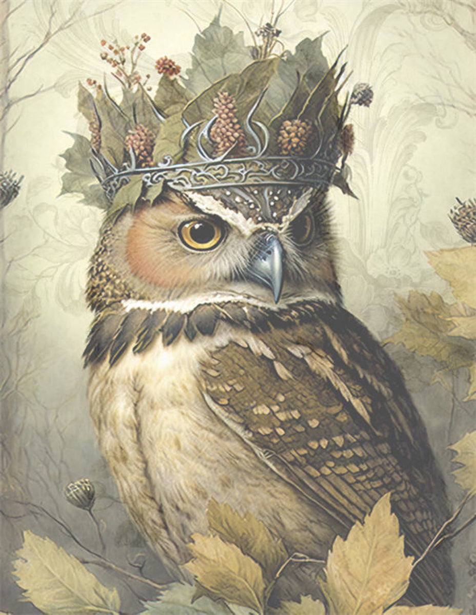 Owl King of the Forest by Monahan Papers, X948 – My Victorian Heart