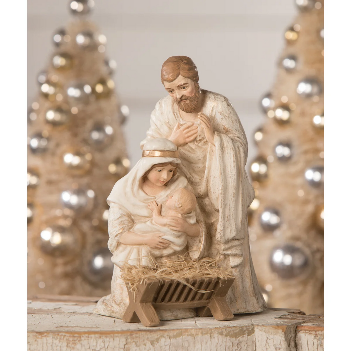 Bethany Lowe Designs Mary, Joseph and Christ Child, Nativity, TD0019 ...